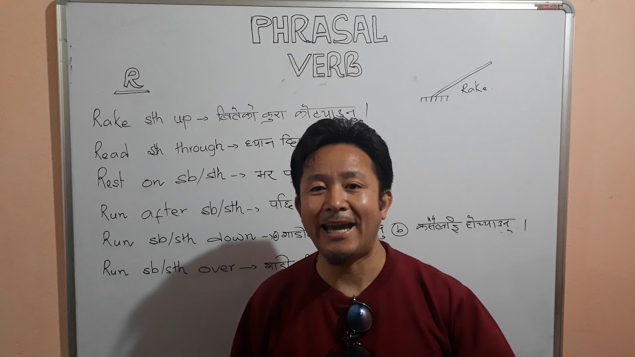Phrasal verbs of Rake, Read, Rest and Run. - YouTube