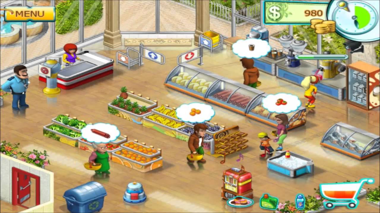supermarket mania 3rd supermarket level 3 12 - YouTube