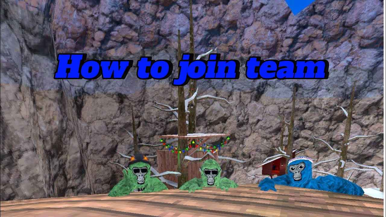 How to join team in gorilla tag - YouTube