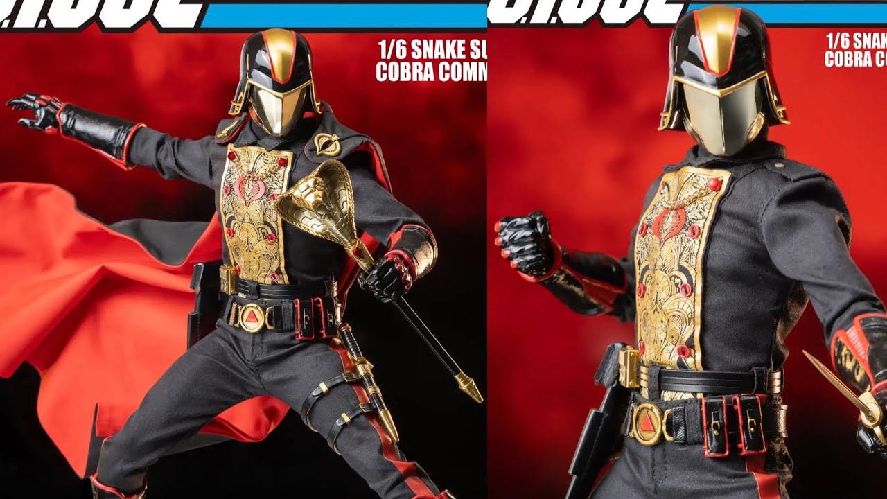 New GiJoe 1/6 Snake Supreme Cobra Commander action figure revealed ...