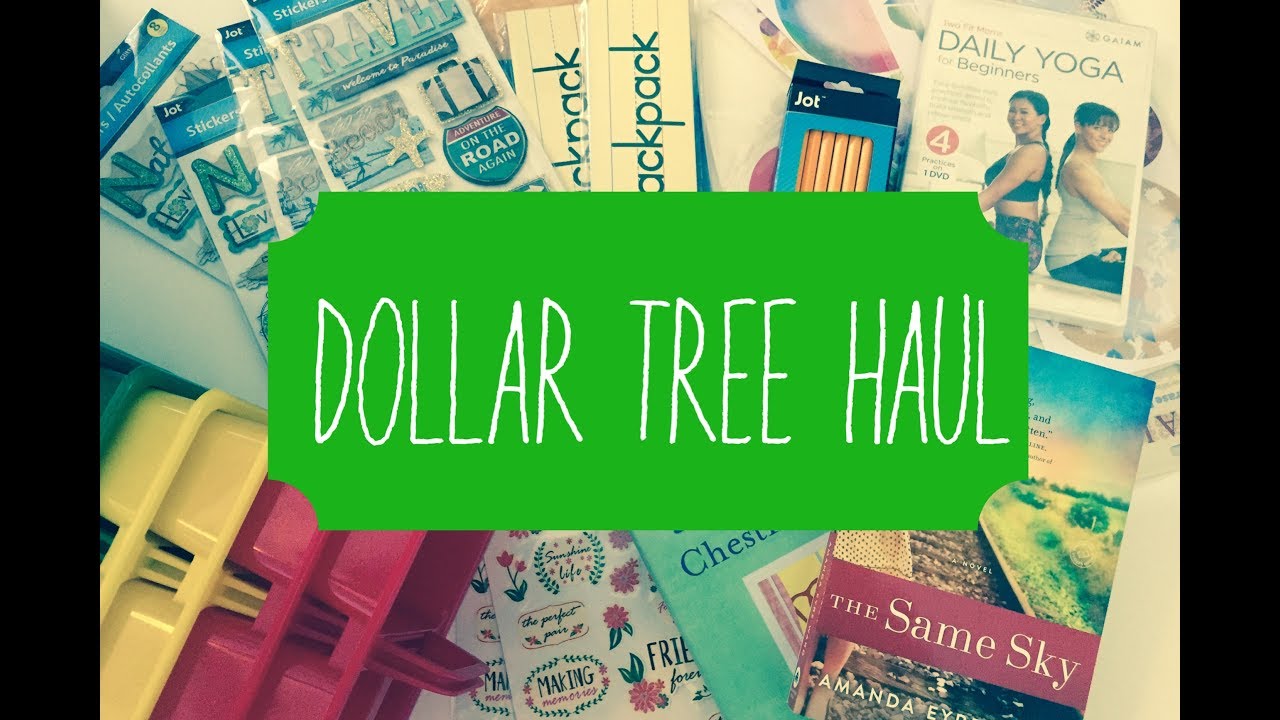 Dollar Tree Haul | stickers, crafts, books, & more! - YouTube