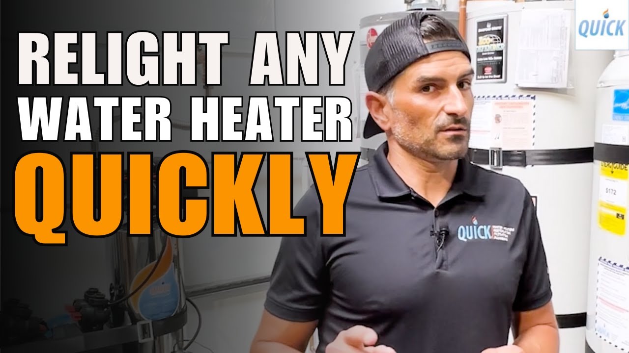 No Hot Water? Relight Any Water Heater Quickly - YouTube