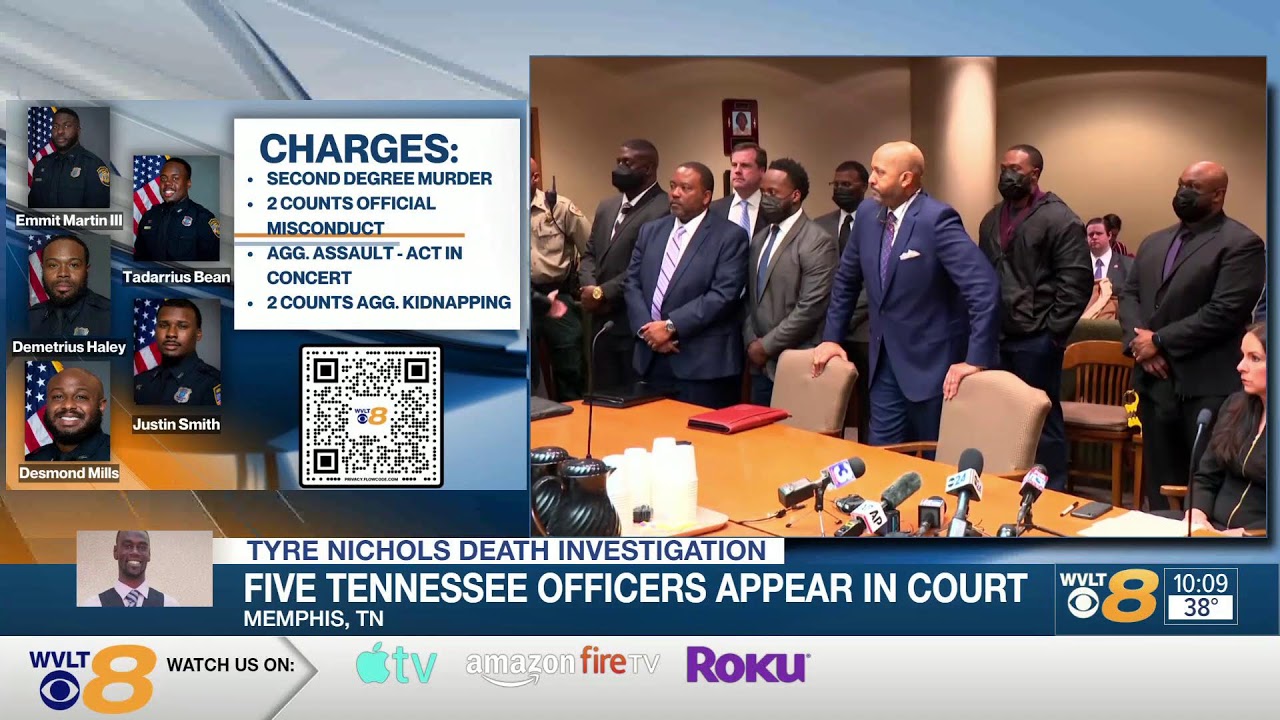 Five Tennessee officers charged in connection in the death of Tyre ...