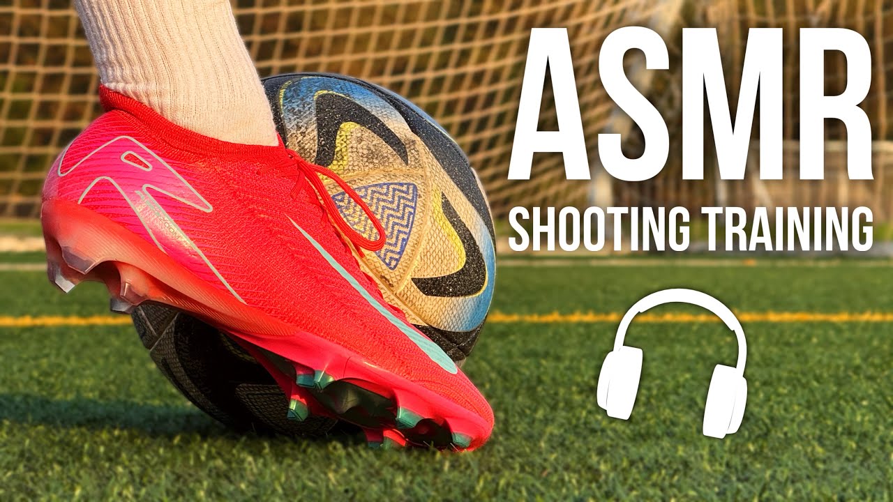 ASMR Shooting Training Session For Soccer / Football In Nike Mercurial ...