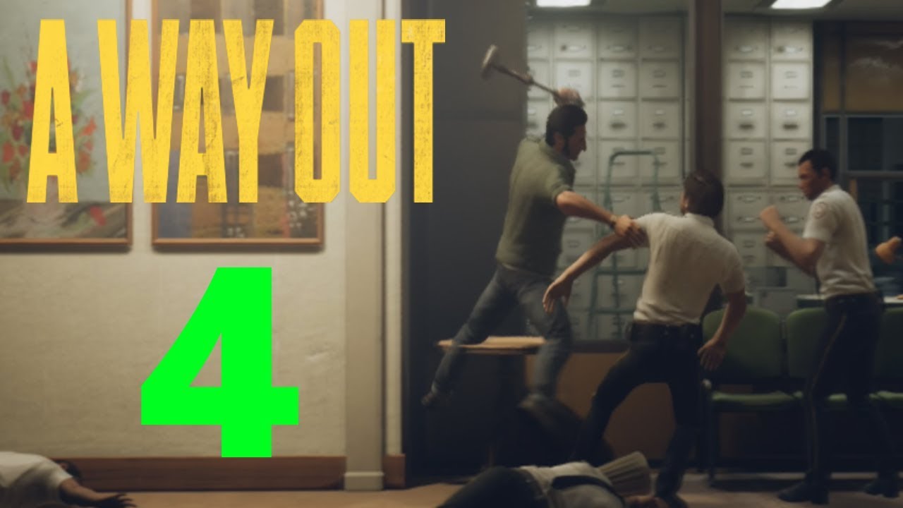 [4] The Hospital Brawl! (A Way Out With Ghost) - YouTube