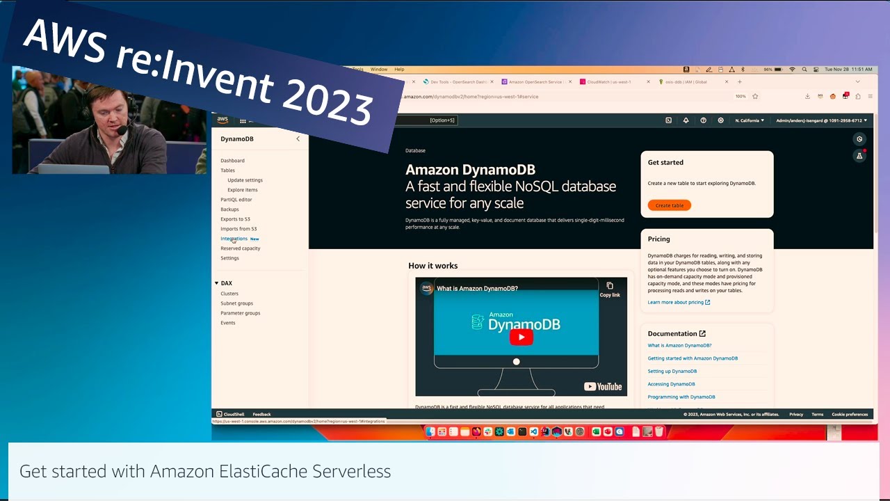 Aws Reinvent 2023 Aws On Air Ft Amazon Dynamodb Zero Etl Integration And Amazon Opensearch
