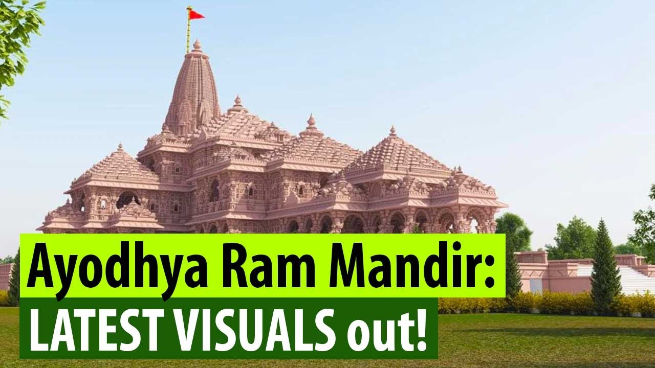 Construction of Ram temple in Ayodhya in full swing... Latest Visuals ...