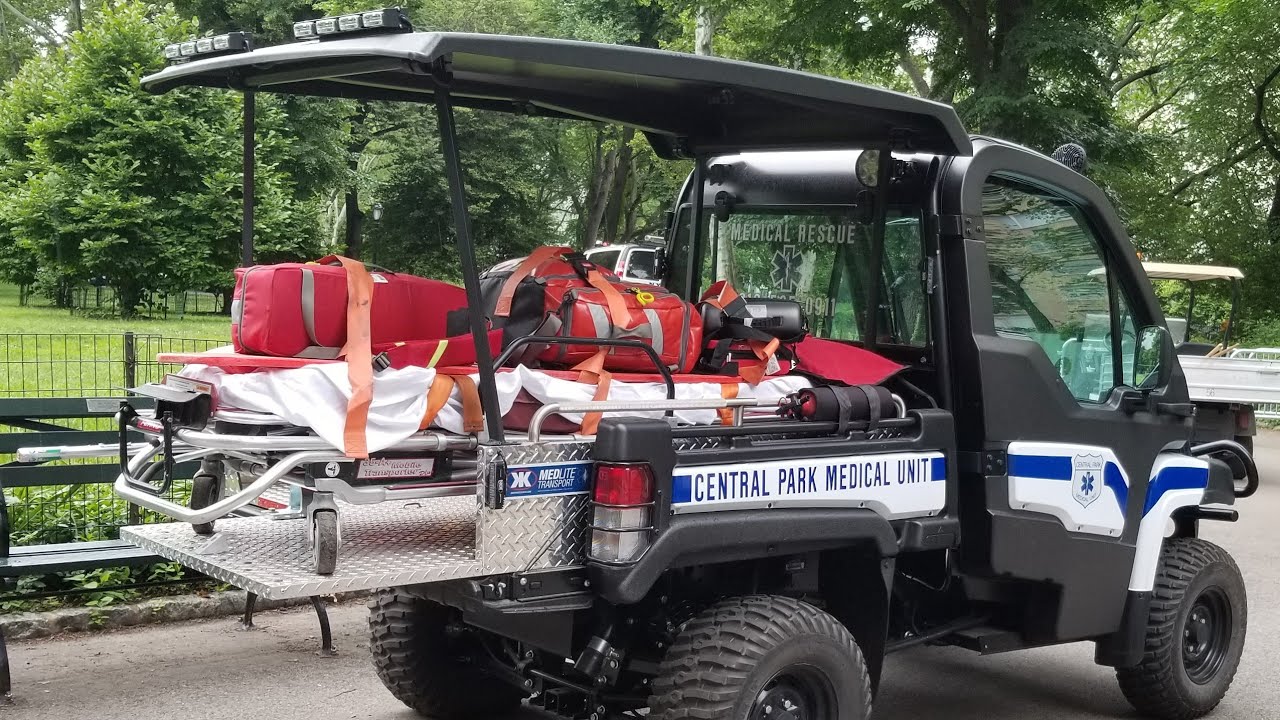 Central Park Medical Unit Kim Teck Corp ATV Responding To A Call In ...