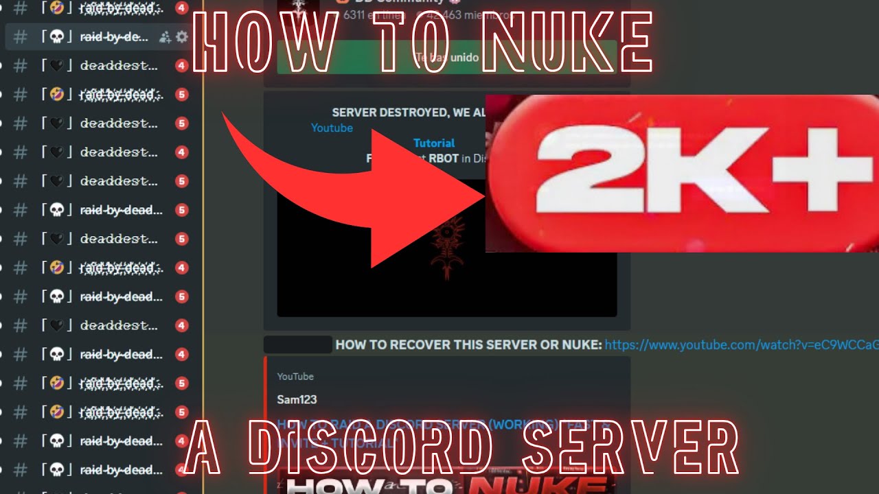 HOW TO RAID A DISCORD SERVER - YouTube
