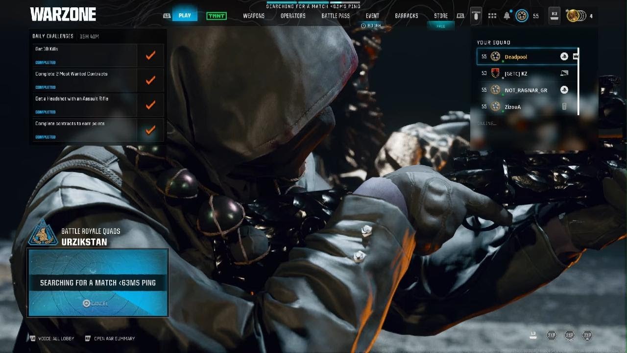 Call of Duty_warzone win QUADS Deadpool ZizouA Chrisakos Ragnarakos 04 ...