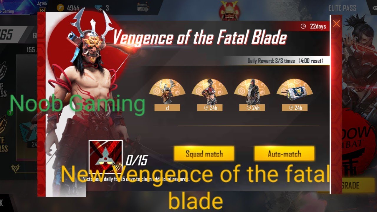 How to compete new FATAL BLADE/Noob Gaming/ - YouTube