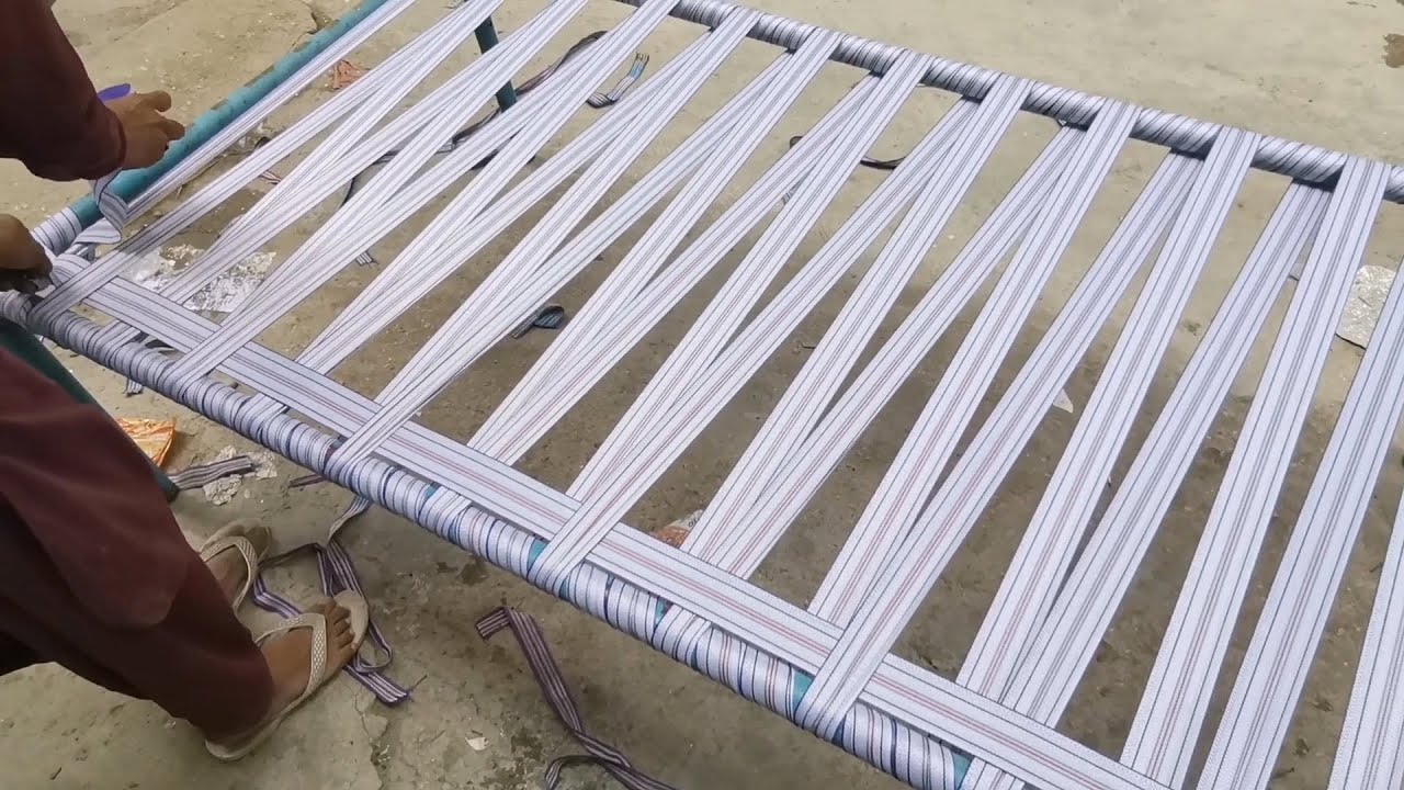 InGenious Artistic Technique of Weaving a Cot | Amazing Beautifully ...