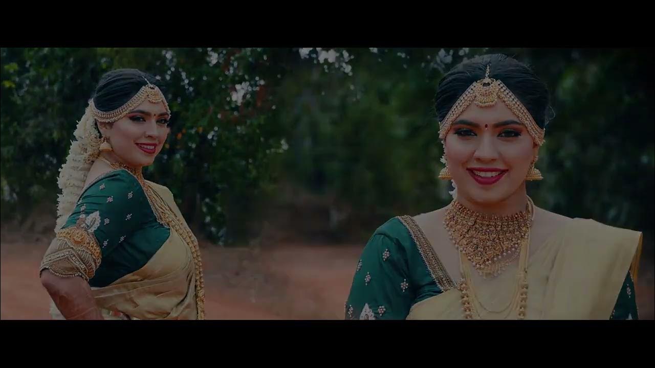 Best cinematic wedding highlights 2022|| Rajesh + Praseeda wedding story - YouTube