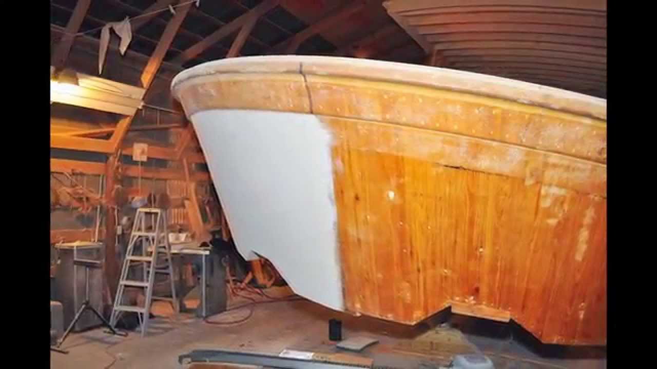 Building of a Core Sound Style Round Stern Boat Part # 6 - YouTube