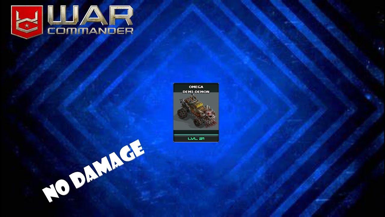 War Commander - Omega Demi-Demon - No Damage - YouTube