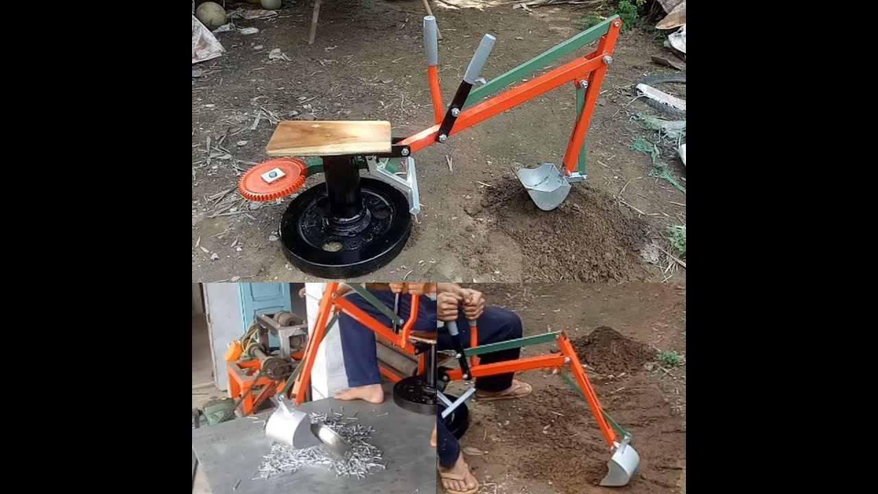 how to make and Mini model excavator, share - YouTube