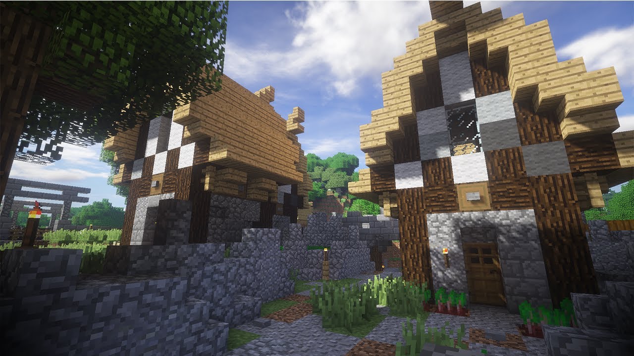 Minecraft - Building With Rez - EP.6 - Worker's Area - YouTube
