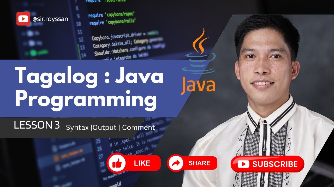 Java Lesson 3 | Syntax, Output & Comments Explained for Beginners! - YouTube