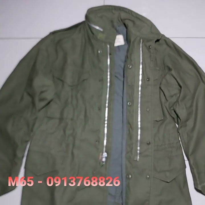 ÁO KHOÁC M65 PHILAKET FIELD QUÂN ĐỘI MỸ 1968 CHƯA SỬ DỤNG - YouTube