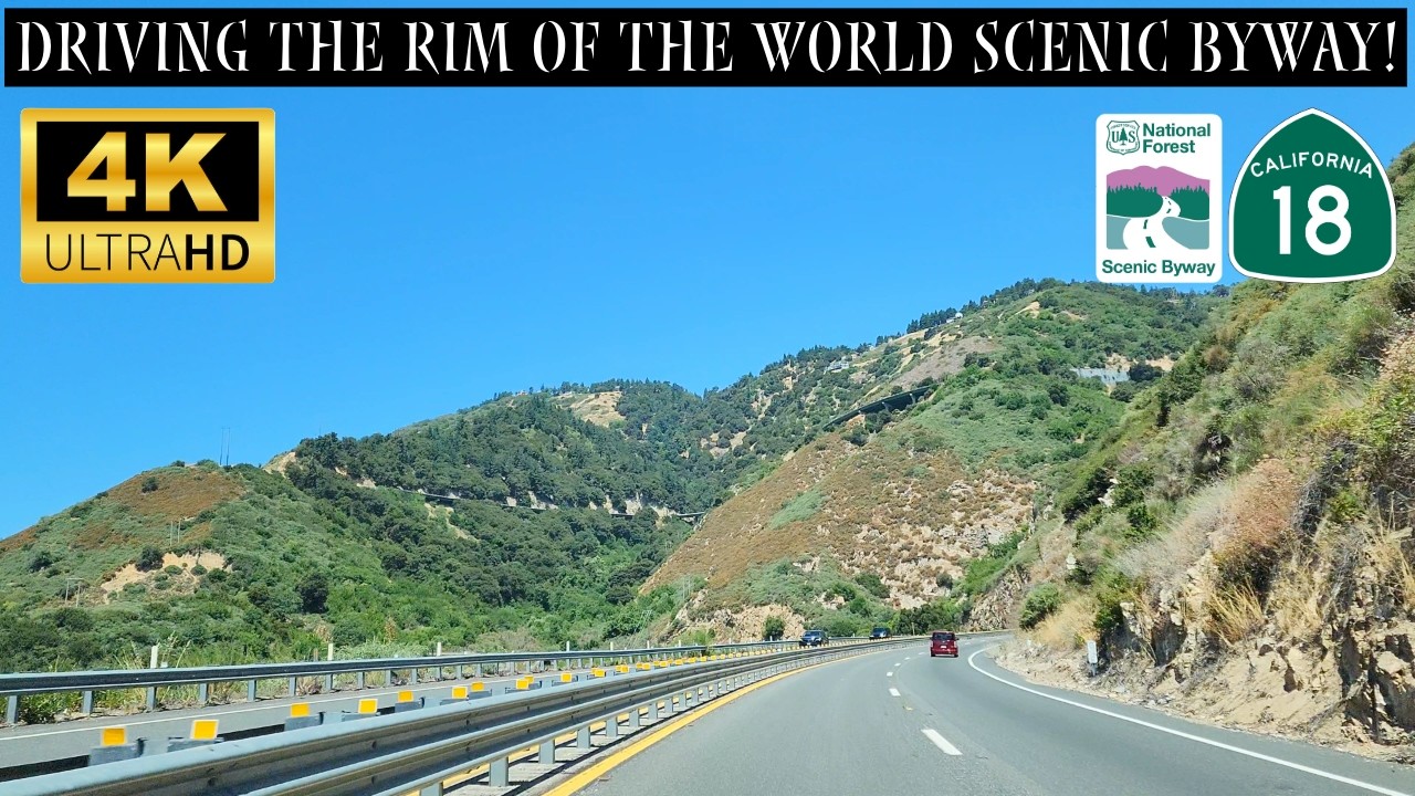 Driving The Rim Of The World Scenic Byway In California 4K | CA-18 ...