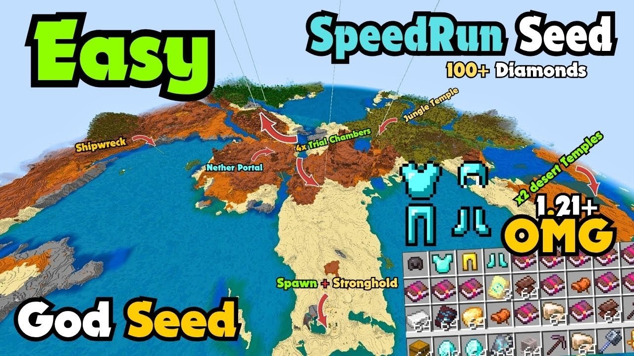 🔥 Ultimate (God Seed) For Speed-Running Bedrock & PE | All-in-One OP ...