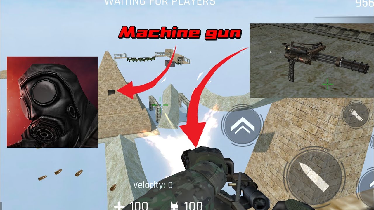 Playing kontra fps surf mode!! With machine gun!! - YouTube
