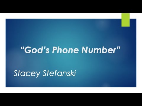 Children's Message: June 13 2021 - God's Phone Number - YouTube