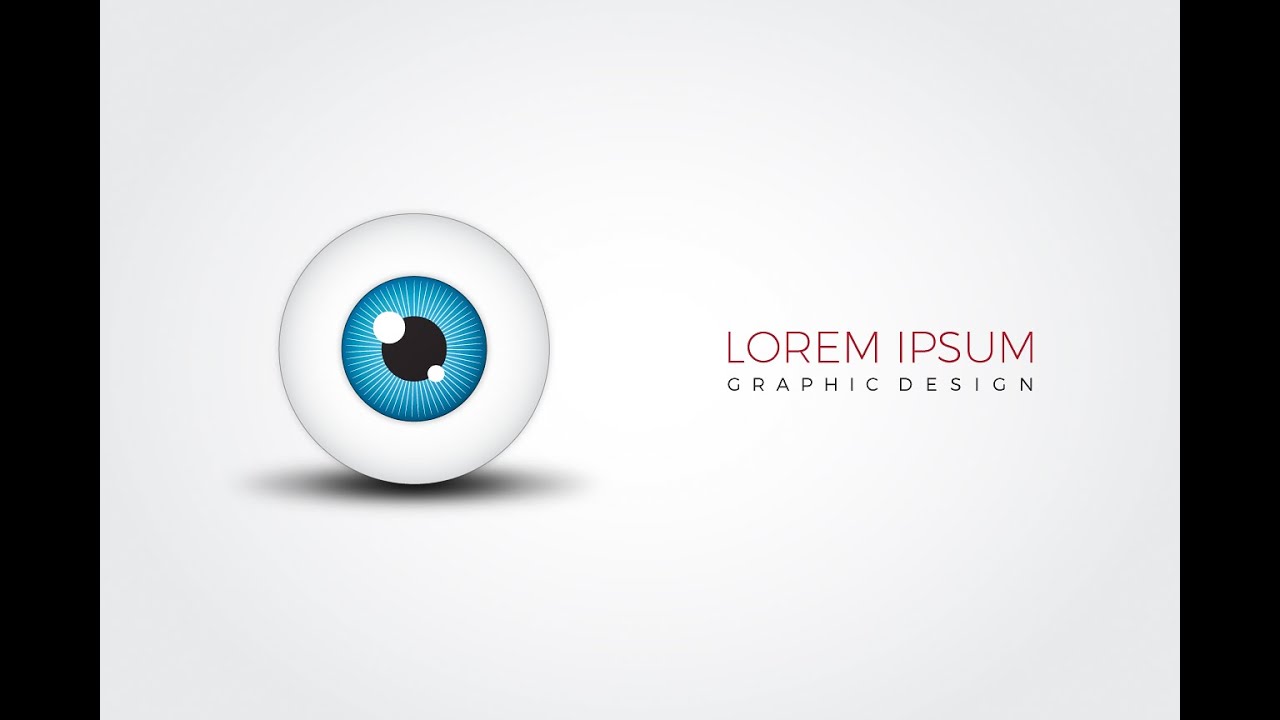 Illustrator Tutorial - New 3D Logo Design - ( Eye Ball ) - YouTube