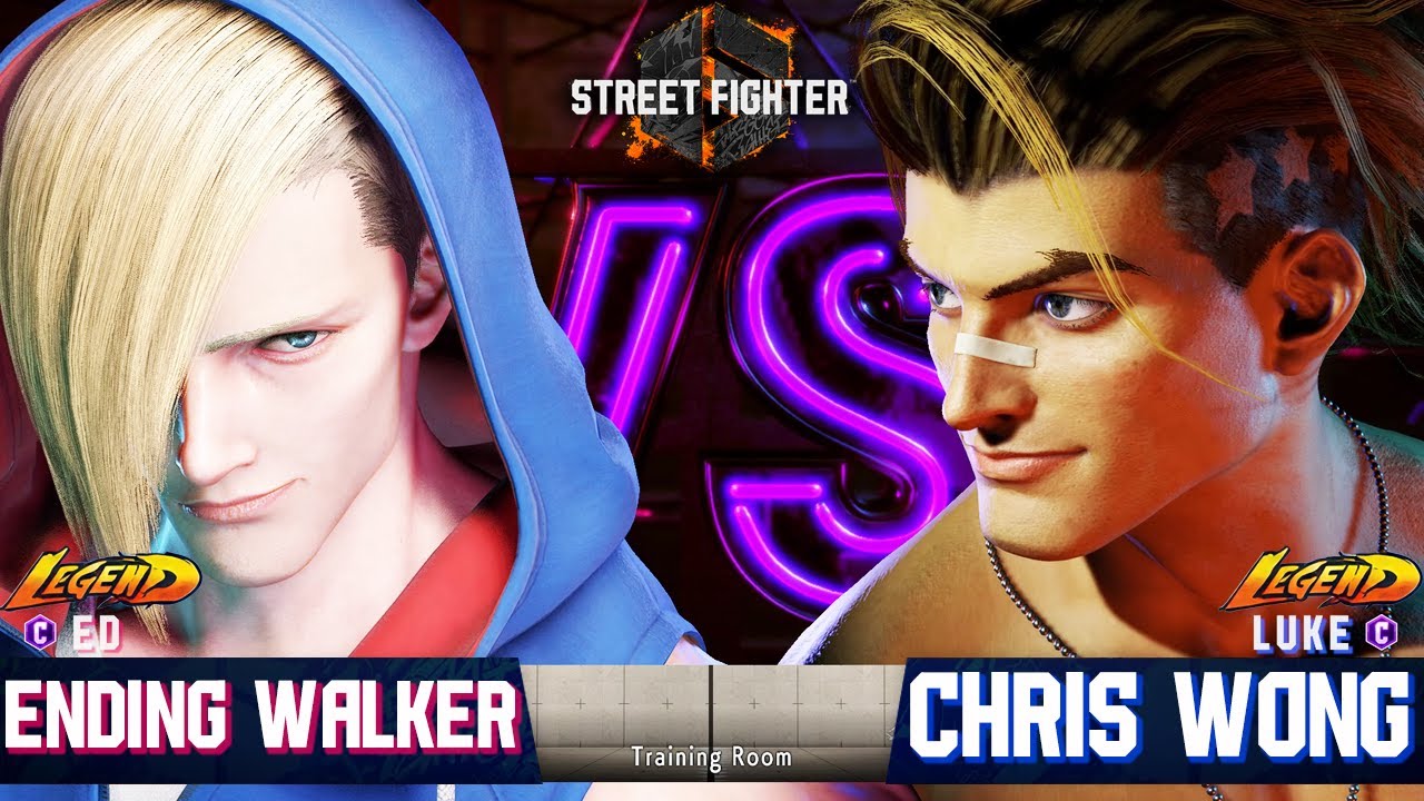 SF6🔥 Ending Walker (ED #2) Vs ChrisWong (LUKE #1) Best Custom Room ...