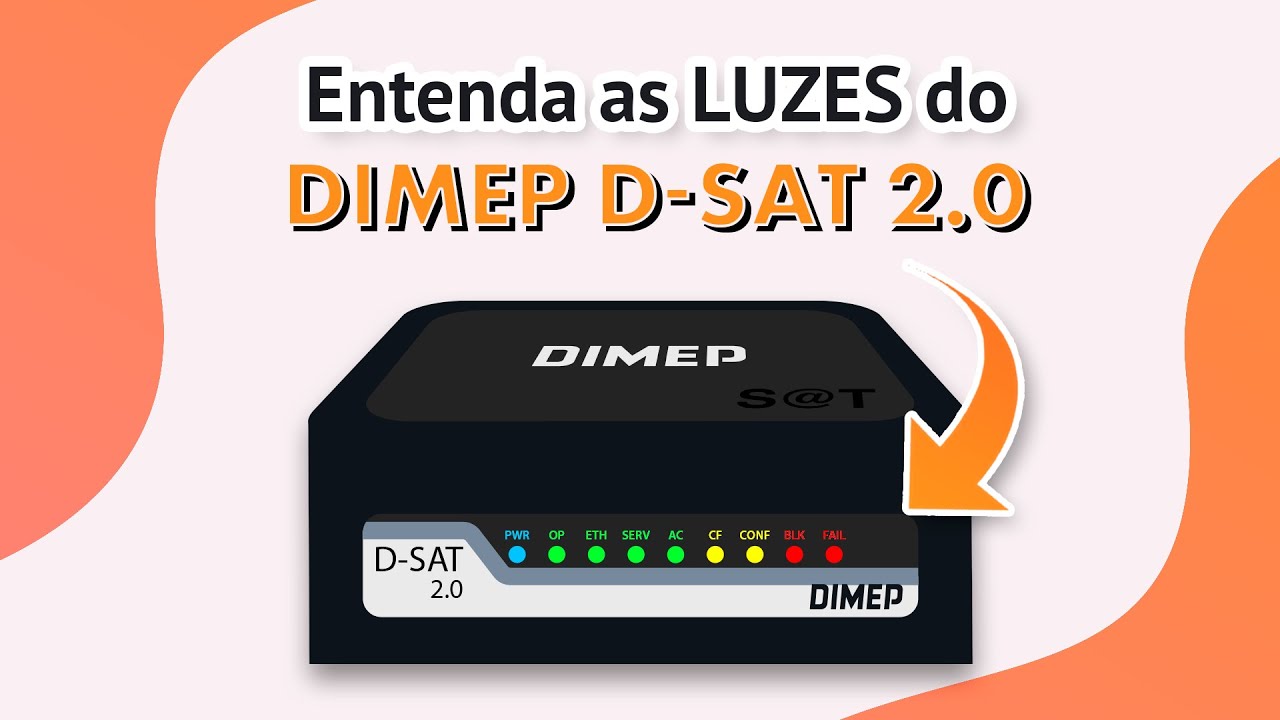 Entenda as luzes do SAT DIMEP D-SAT 2.0 - YouTube