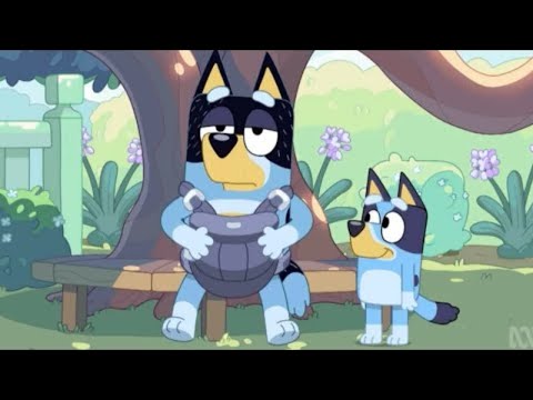 Dad Baby, but only when Bandit is pregnant. (Bluey) - YouTube
