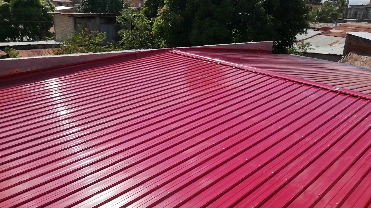Cobertura en aluzinc TR5 - YouTube