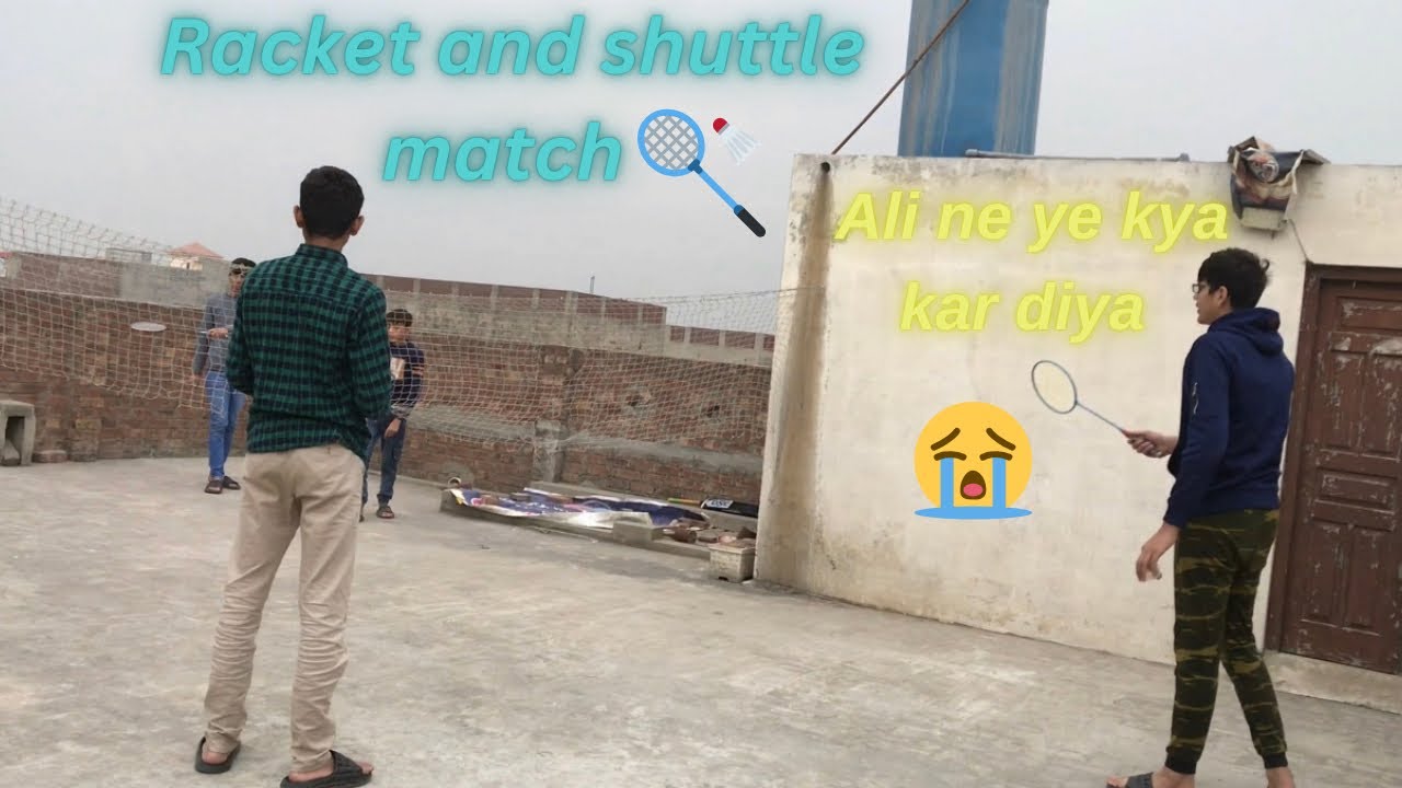 Racket and Shuttle match who will win ? 🏸 - YouTube