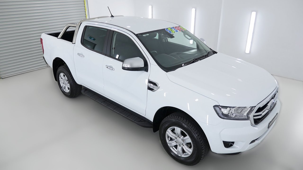 FORD Ranger XLT 4x4 Crew Cab White Auto 16139 - YouTube