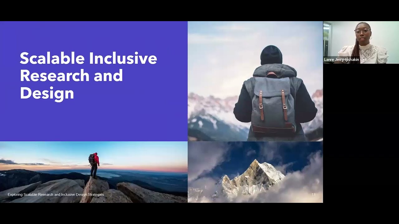 Exploring Scalable Research and Inclusive Design Strategies - YouTube