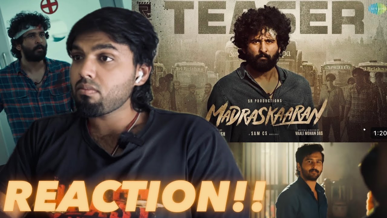 Madraskaaran Official Teaser |REACTION |Shane Nigam |Kalaiyarasan |Jagadish |Vaali Mohan Das ...
