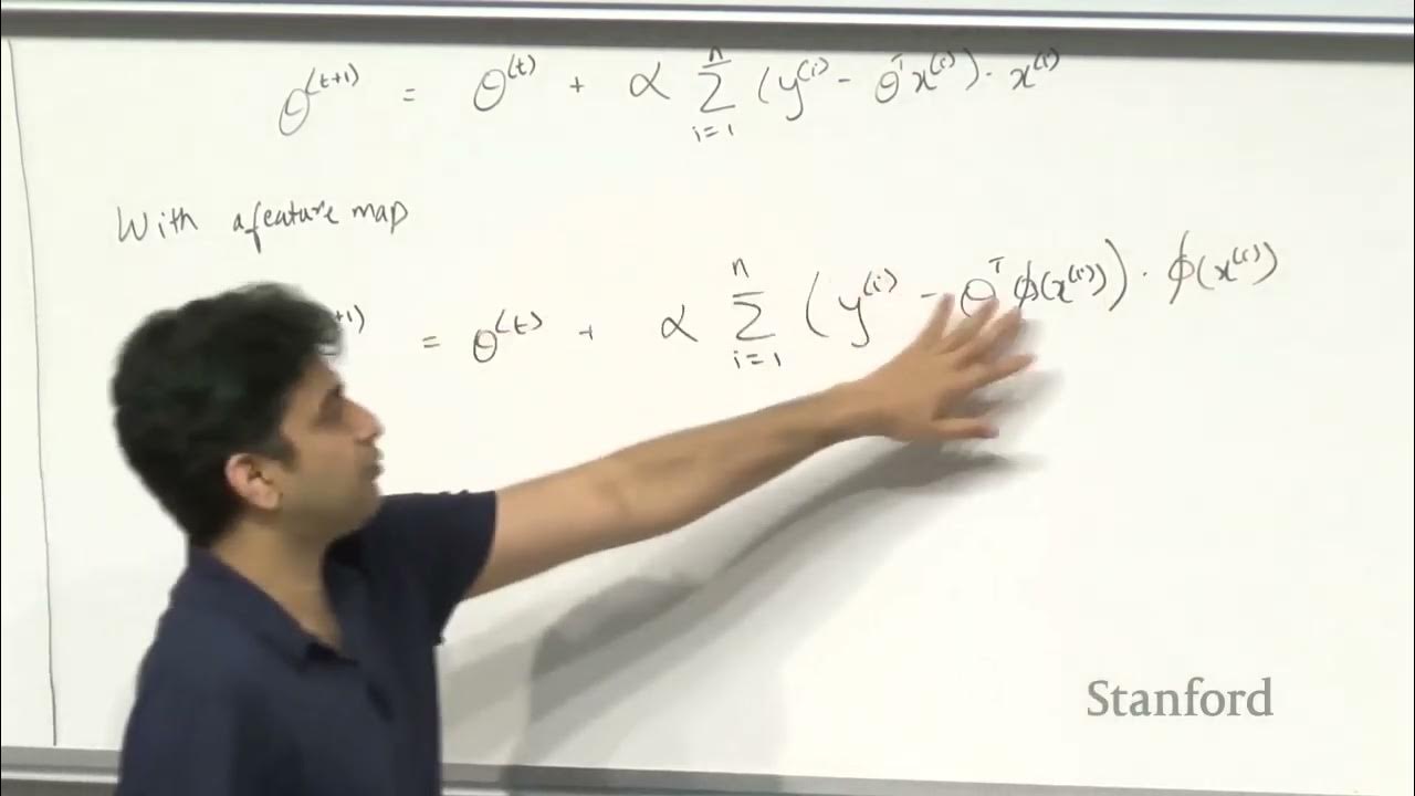 Stanford CS229: Machine Learning | Summer 2019 | Lecture 8 - Kernel Methods & SVM - Español ...