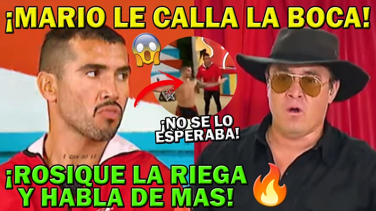 Mario LE CALLA LA BOCA a Rosique!! | Exatlón México - YouTube