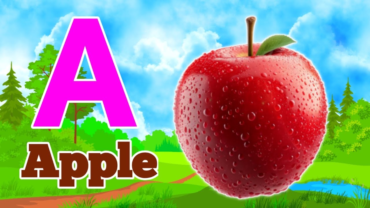 Phonics Song with TWO Words - A For Apple - ABC Alphabet Songs with ...