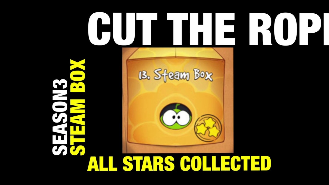 Cut The Rope Steam Box Walkthrough (All Stars) - YouTube