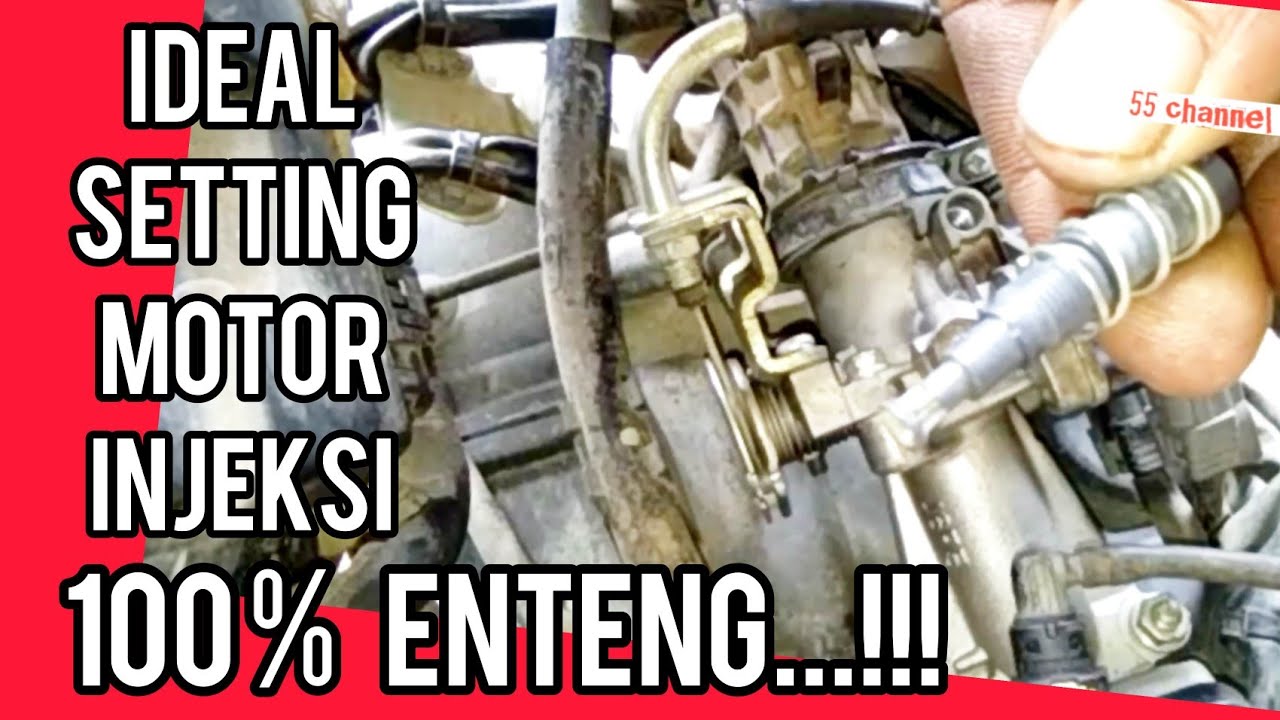 Cara Setel Angin Motor Injeksi - YouTube