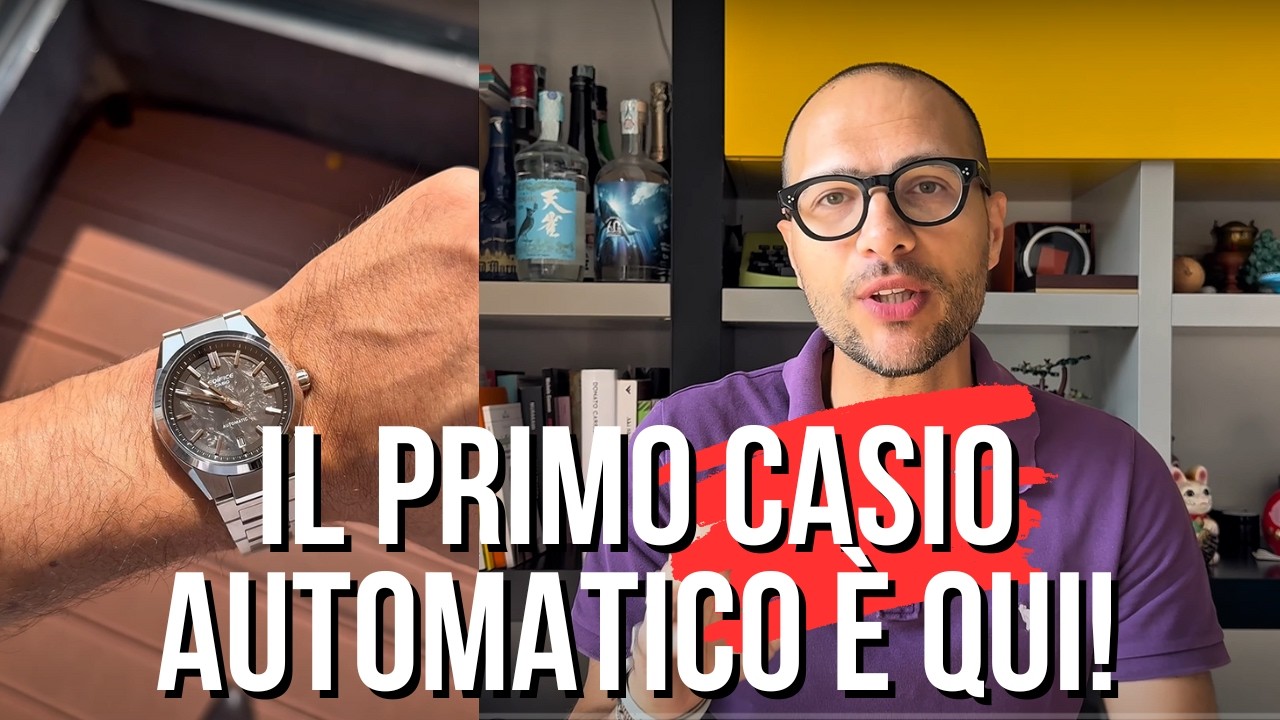 Casio presenta il primo orologio automatico della sua storia! - YouTube