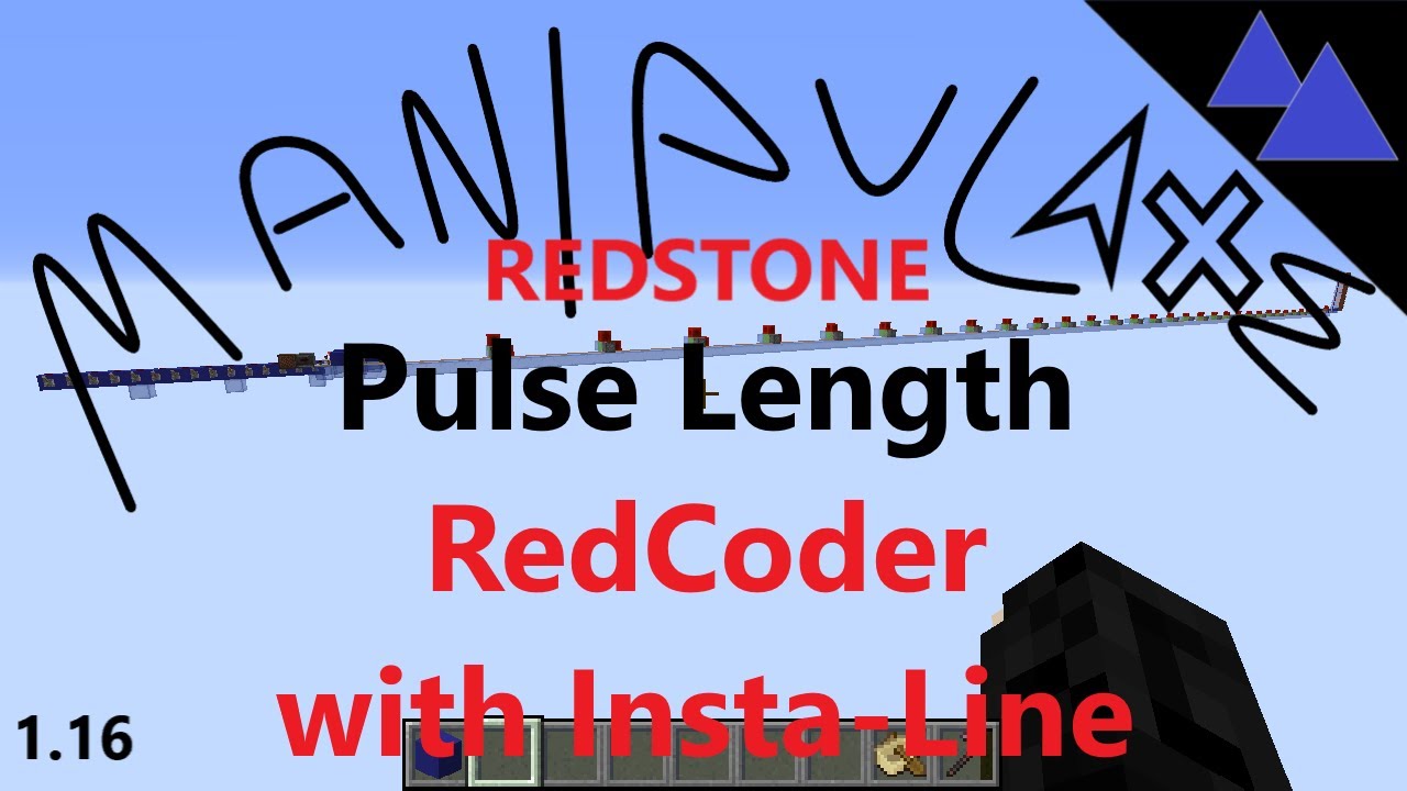 Manipulate Redstone Pulse Length Redcoder Youtube