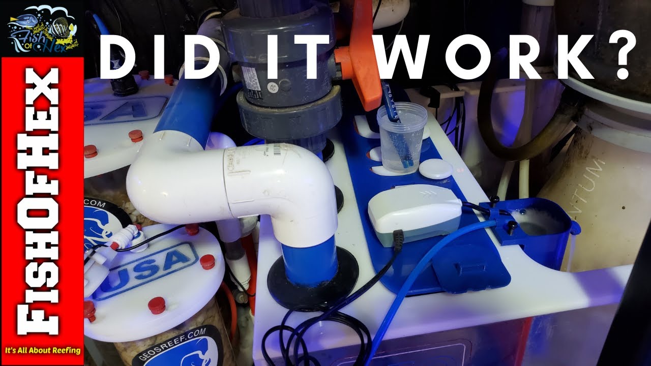 3D Printed Calcium Reactor Effluent Gas Off Chamber & PH Test - YouTube