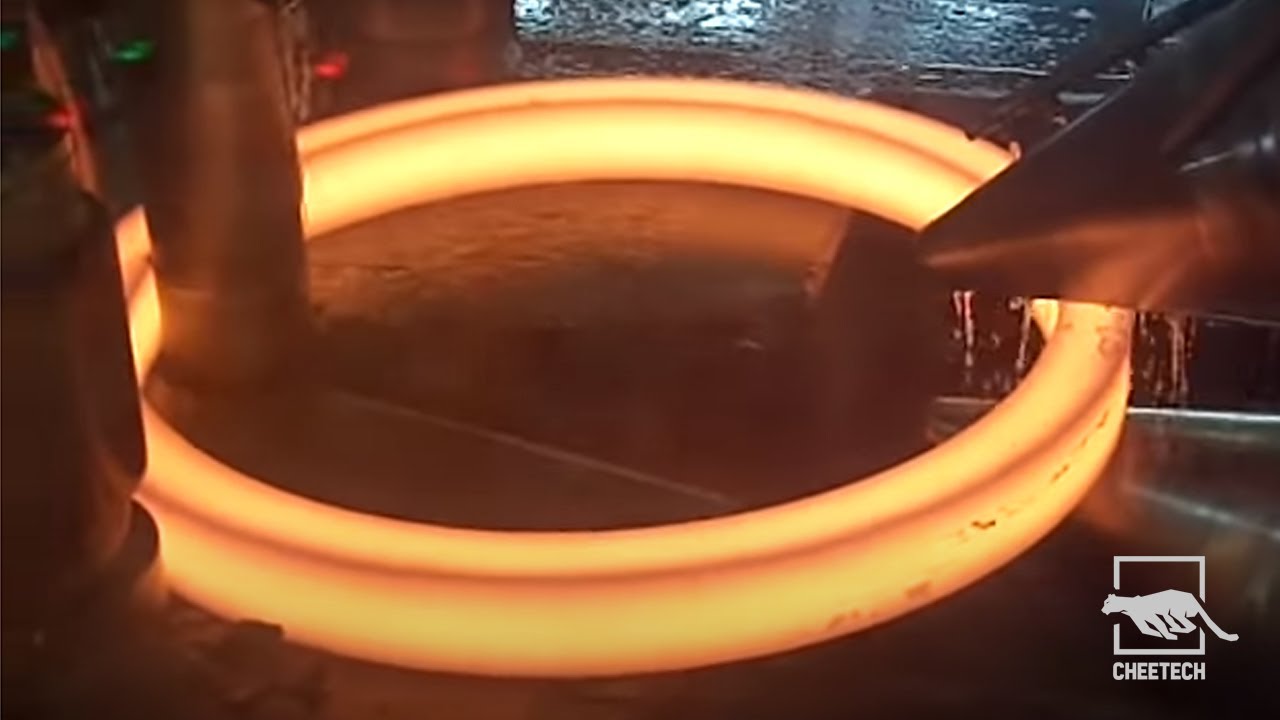 Incredible Heavy Forging Machinery - Hot Hydraulic Steel Forging ...