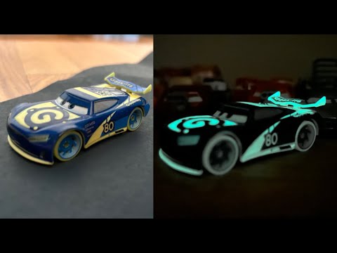 Disney Cars Glow Racers Dan Carcia Review - YouTube