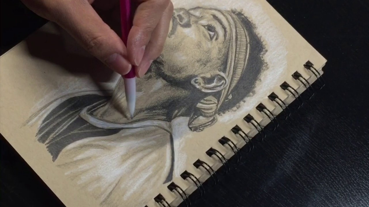 Drawing Chance The Rapper Time-Lapse - YouTube