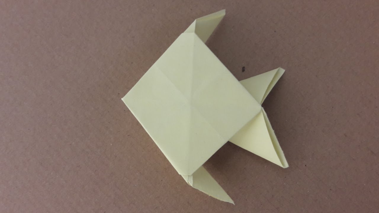 Origami. Como Hacer Peces de Papel Paso a Paso - YouTube