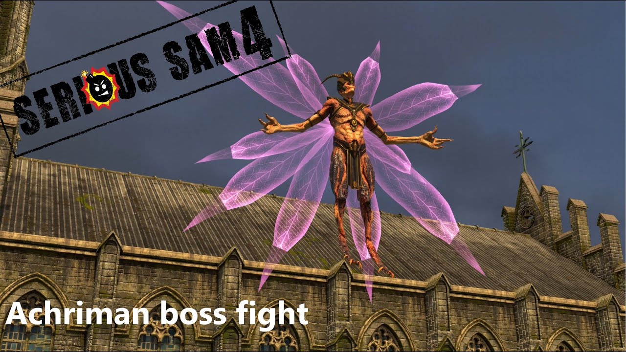 Serious Sam 4 | Achriman Boss fight | Hard mode - YouTube