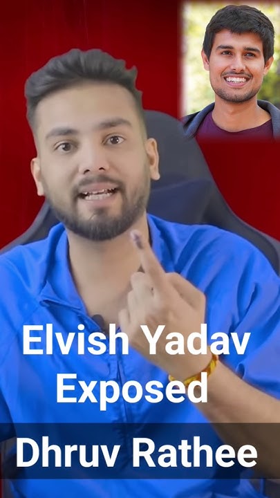 Elvish Yadav ने Dhruv Rathee को किया Expose 🤔 Thesocialfactory